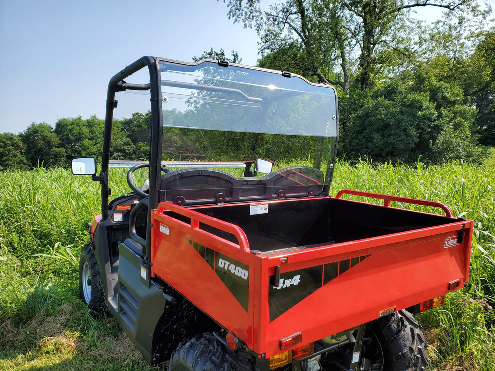 Coleman UT400/HiSun HS 400 - 1 Pc Rear Windshield w/Clamp and Vent Opt ...